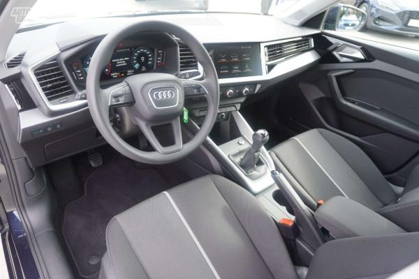 Blue Audi A1 2021 in Kaunas, with an engine capacity of 1.00 L and mileage of 36 thousand km for 23935 €, photo 9 on AUTOMOTO.COM.LV