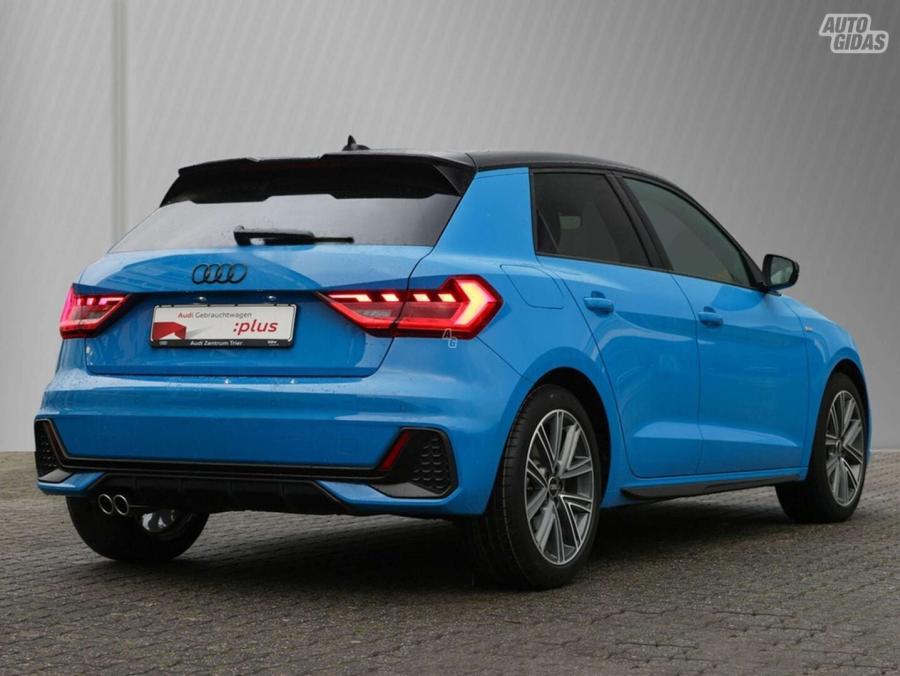 Blue Audi A1 2021 in Kaunas, with an engine capacity of 2.00 L and mileage of 37 thousand km for 29589 €, photo 4 on AUTOMOTO.COM.LV