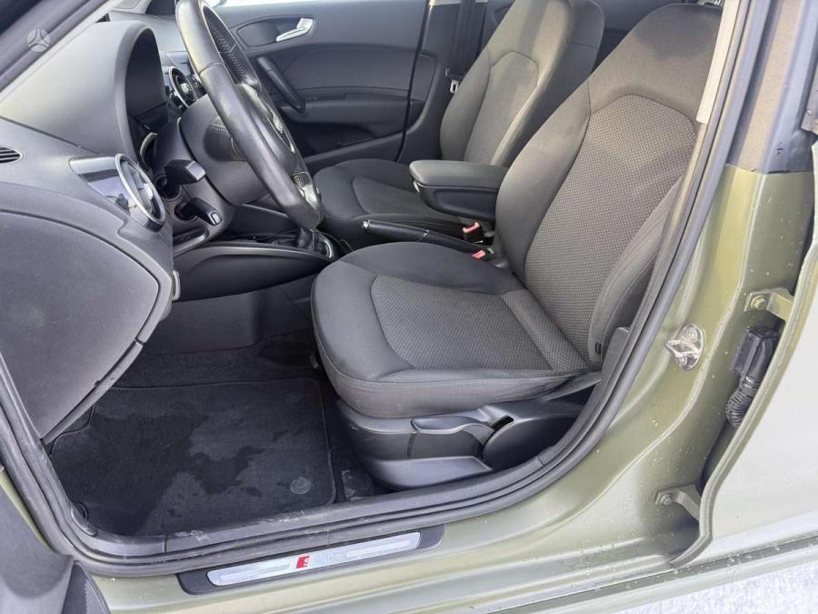 Green Audi A1 2014 in Kaunas, with an engine capacity of 1.60 L and mileage of 252 thousand km for 4790 €, photo 11 on AUTOMOTO.COM.LV