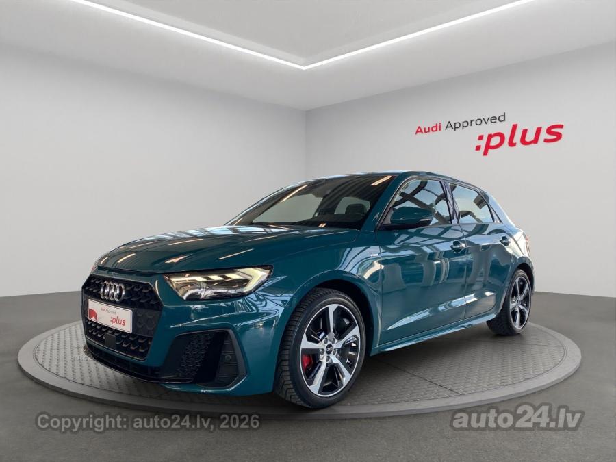 Green Audi A1 2020 in Tallinn, with an engine capacity of 1.50 L and mileage of 54 thousand km for 18900 €, photo 1 on AUTOMOTO.COM.LV