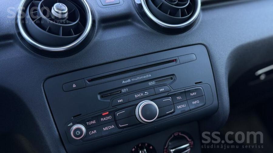 Pelēks Audi A1 2011 Jelgava, ar dzinēja tilpumu 1.40 L un nobraukumu 209 tūkst. km par 5590 €, foto 17 vietnē AUTOMOTO.COM.LV