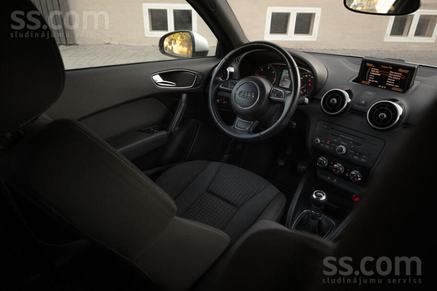 Grey Audi A1 2011 in Jelgava, with an engine capacity of 1.60 L and mileage of 251 thousand km for 3990 €, photo 16 on AUTOMOTO.COM.LV