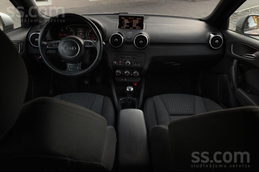 Grey Audi A1 2011 in Jelgava, with an engine capacity of 1.60 L and mileage of 251 thousand km for 3990 €, photo 17 on AUTOMOTO.COM.LV