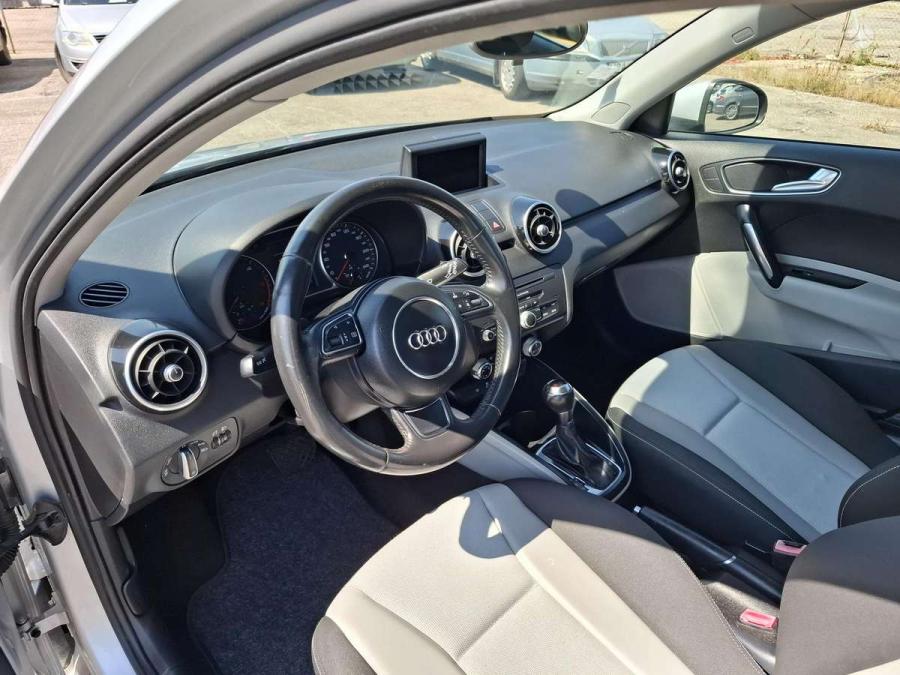 Grey Audi A1 2012 in Plunge, with an engine capacity of 1.60 L and mileage of 177 thousand km for 6400 €, photo 8 on AUTOMOTO.COM.LV