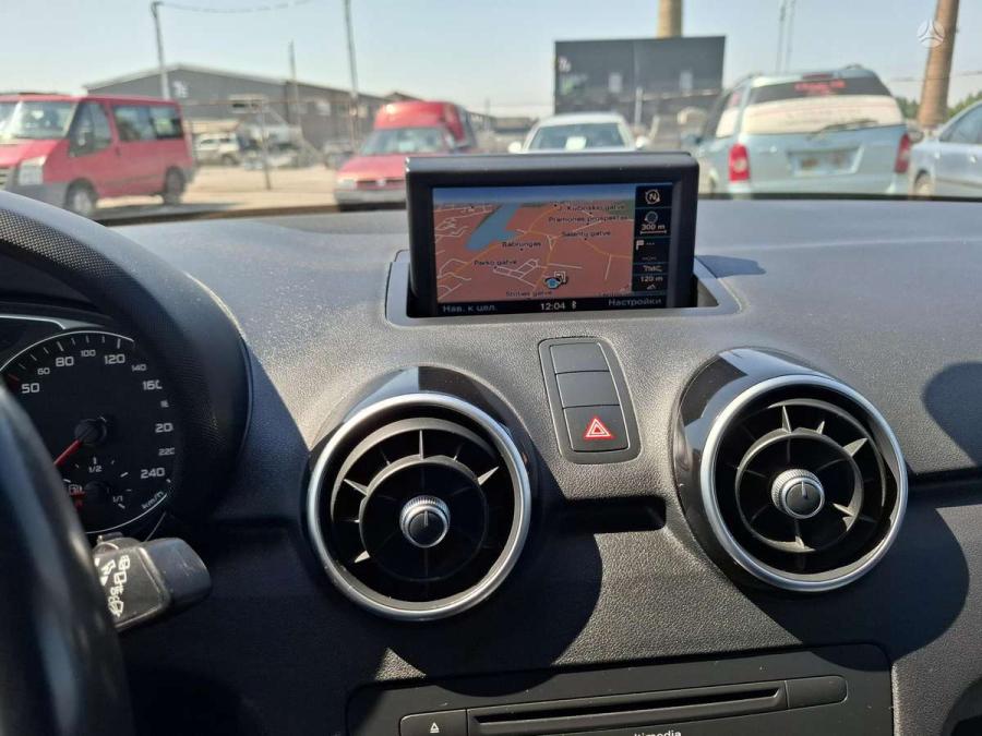 Grey Audi A1 2012 in Plunge, with an engine capacity of 1.60 L and mileage of 177 thousand km for 6400 €, photo 15 on AUTOMOTO.COM.LV