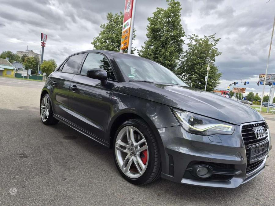 Grey Audi A1 2013 in Kaunas, with an engine capacity of 1.39 L and mileage of 176 thousand km for 7700 €, photo 3 on AUTOMOTO.COM.LV