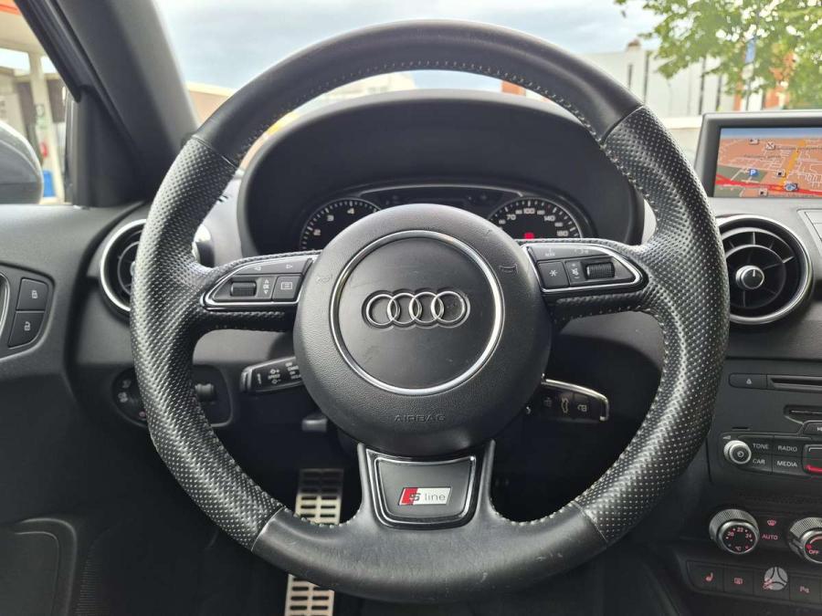 Grey Audi A1 2013 in Kaunas, with an engine capacity of 1.39 L and mileage of 176 thousand km for 7700 €, photo 12 on AUTOMOTO.COM.LV