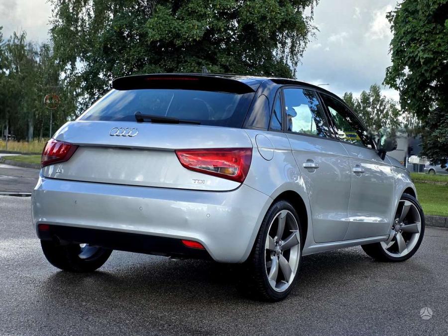 Grey Audi A1 2013 in Taurage, with an engine capacity of 1.60 L and mileage of 186 thousand km for 5200 €, photo 6 on AUTOMOTO.COM.LV