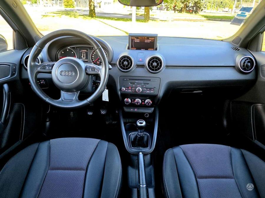 Grey Audi A1 2013 in Taurage, with an engine capacity of 1.60 L and mileage of 186 thousand km for 5200 €, photo 12 on AUTOMOTO.COM.LV