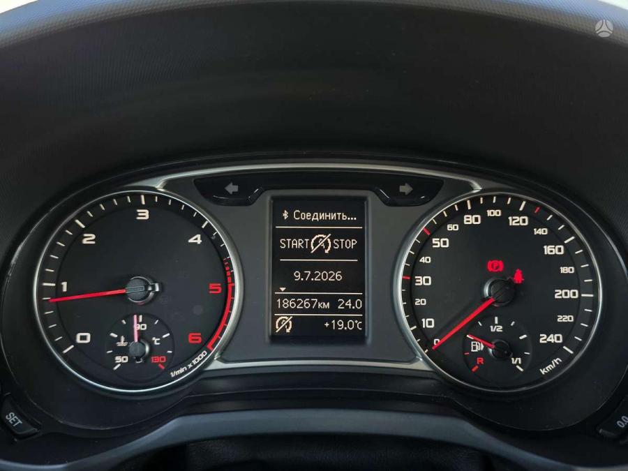 Grey Audi A1 2013 in Taurage, with an engine capacity of 1.60 L and mileage of 186 thousand km for 5200 €, photo 18 on AUTOMOTO.COM.LV