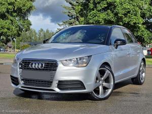 Pelēks Audi A1 2013 Tauragė, ar dzinēja tilpumu 1.60 L un nobraukumu 186 tūkst. km par 5200 €, foto  vietnē AUTOMOTO.COM.LV