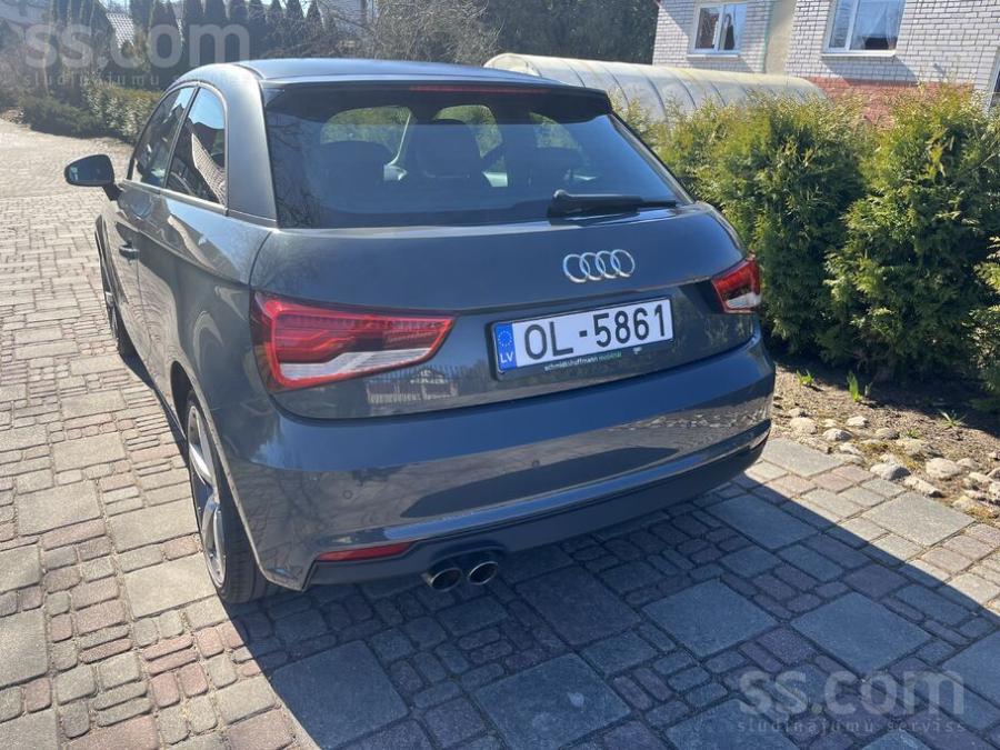 Pelēks Audi A1 2015 Rīga, ar dzinēja tilpumu 1.40 L un nobraukumu 218 tūkst. km par 5850 €, foto 5 vietnē AUTOMOTO.COM.LV
