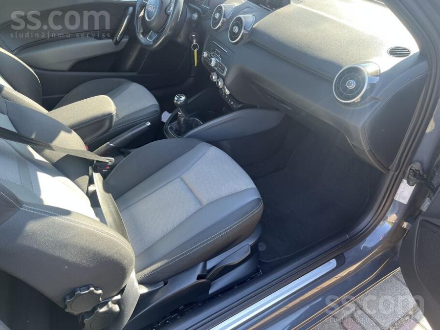 Pelēks Audi A1 2015 Rīga, ar dzinēja tilpumu 1.40 L un nobraukumu 218 tūkst. km par 5850 €, foto 16 vietnē AUTOMOTO.COM.LV