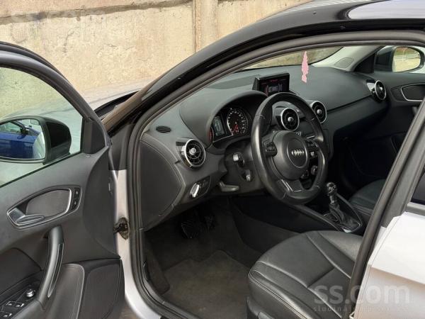 Grey Audi A1 2015 in Riga, with an engine capacity of 1.40 L and mileage of 163 thousand km for 7180 €, photo 9 on AUTOMOTO.COM.LV