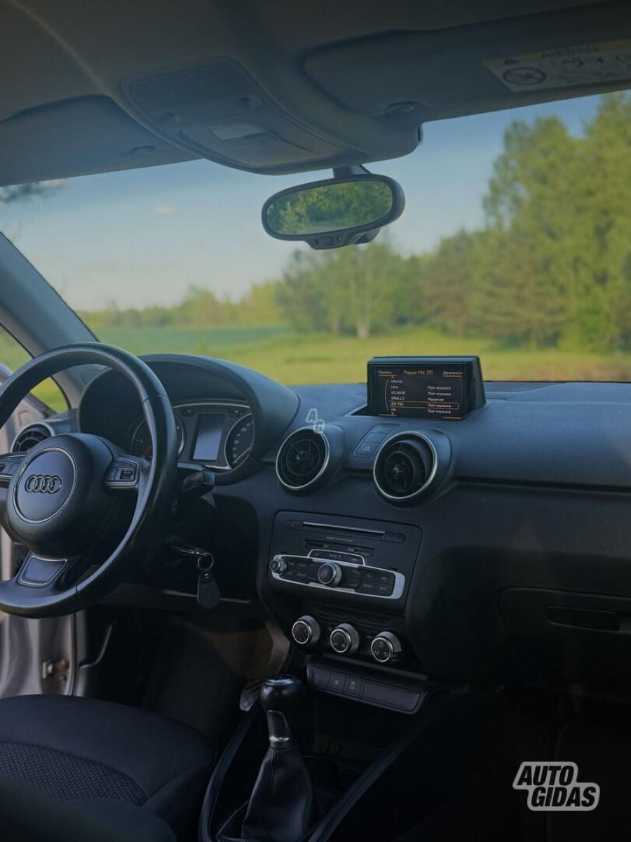Pelēks Audi A1 2016 Viļņa, ar dzinēja tilpumu 1.40 L un nobraukumu 156 tūkst. km par 7100 €, foto 6 vietnē AUTOMOTO.COM.LV