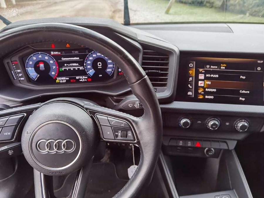 Pelēks Audi A1 2019 Kauņa, ar dzinēja tilpumu 1.00 L un nobraukumu 145 tūkst. km par 5500 €, foto 14 vietnē AUTOMOTO.COM.LV
