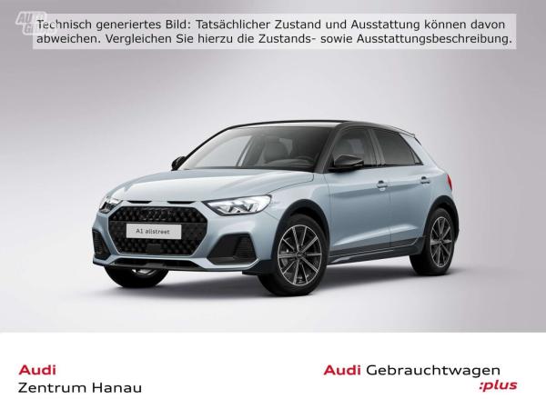 Grey Audi A1 2023 in Kaunas, with an engine capacity of 1.50 L and mileage of 27 thousand km for 26829 €, photo 1 on AUTOMOTO.COM.LV