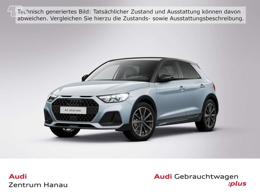 Pelēks Audi A1 2023 Kauņa, ar dzinēja tilpumu 1.50 L un nobraukumu 27 tūkst. km par 26829 €, foto 1 vietnē AUTOMOTO.COM.LV