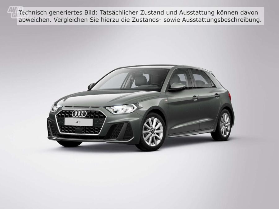 Grey Audi A1 2024 in Kaunas, with an engine capacity of 1.00 L and mileage of 29 thousand km for 25553 €, photo 2 on AUTOMOTO.COM.LV