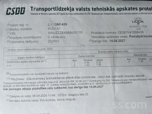 Красный Ауди А1 2010 в Цесис, объемом двигателя 1.60 л и пробегом 0 тыс. км за 4990 €, фото 7 на AUTOMOTO.COM.LV