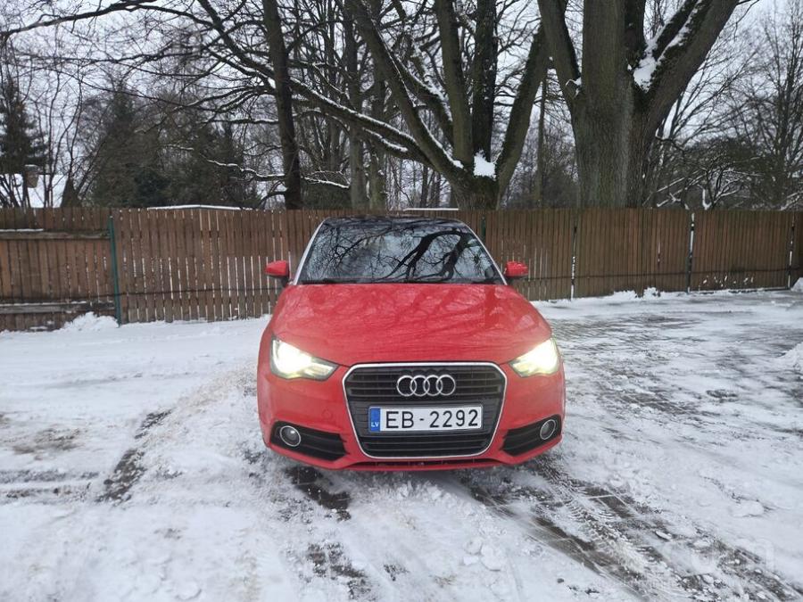 Red Audi A1 2011 in Riga, with an engine capacity of 1.40 L and mileage of 275 thousand km for 6200 €, photo 1 on AUTOMOTO.COM.LV