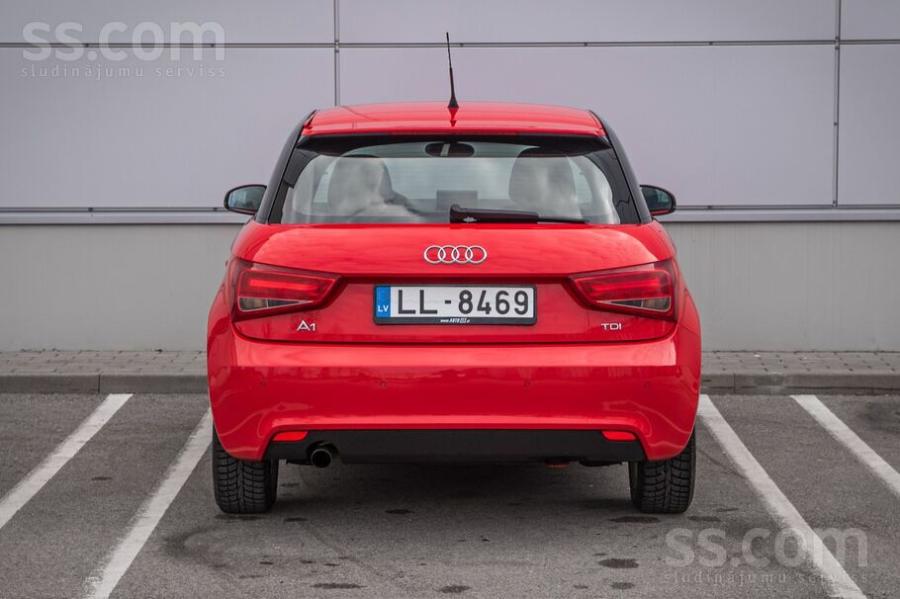 Red Audi A1 2011 in Riga, with an engine capacity of 1.60 L and mileage of 261 thousand km for 4990 €, photo 6 on AUTOMOTO.COM.LV