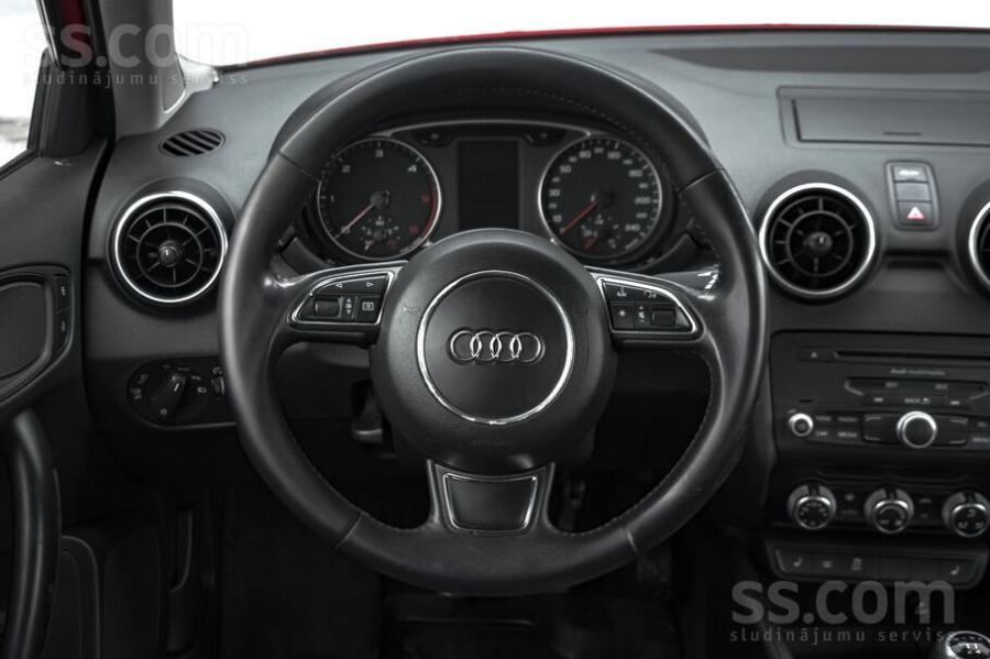 Red Audi A1 2011 in Riga, with an engine capacity of 1.60 L and mileage of 261 thousand km for 4990 €, photo 15 on AUTOMOTO.COM.LV