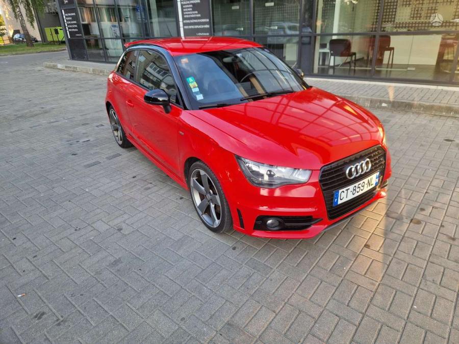 Sarkans Audi A1 2011 Tauragė, ar dzinēja tilpumu 1.40 L un nobraukumu 235 tūkst. km par 3850 €, foto 1 vietnē AUTOMOTO.COM.LV