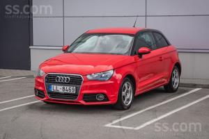 Red Audi A1 2011 in Riga, with an engine capacity of 1.60 L and mileage of 261 thousand km for 4990 €, photo  on AUTOMOTO.COM.LV