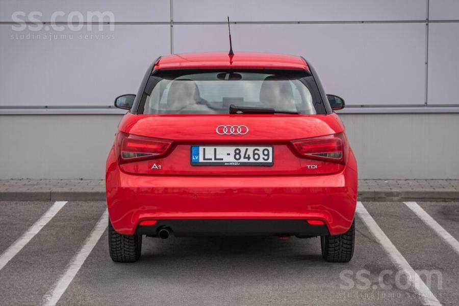 Red Audi A1 2011 in Riga, with an engine capacity of 1.60 L and mileage of 261 thousand km for 4990 €, photo 6 on AUTOMOTO.COM.LV