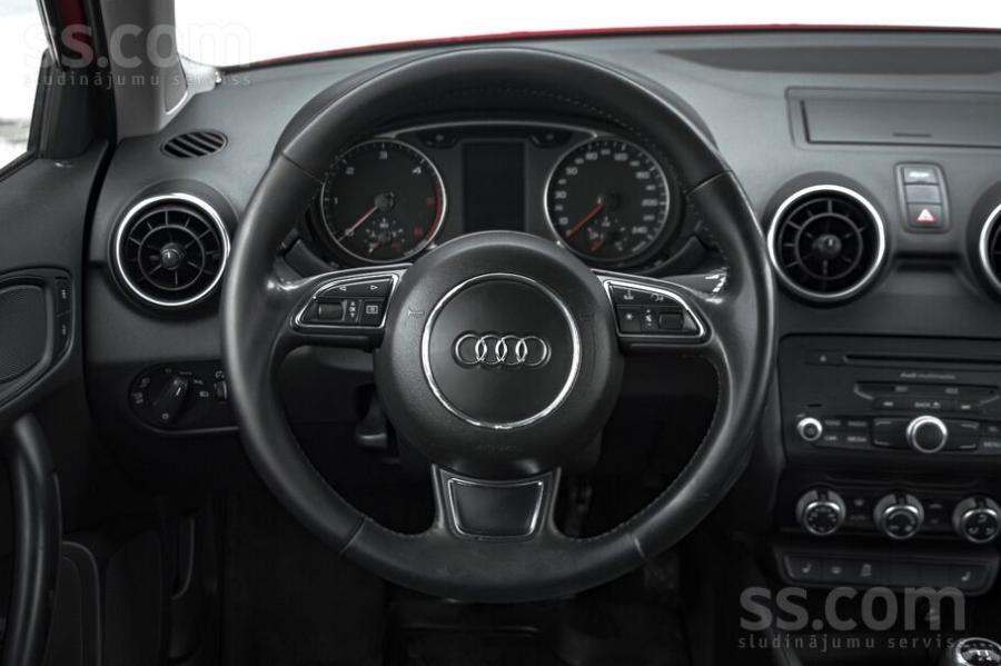 Red Audi A1 2011 in Riga, with an engine capacity of 1.60 L and mileage of 261 thousand km for 4990 €, photo 15 on AUTOMOTO.COM.LV