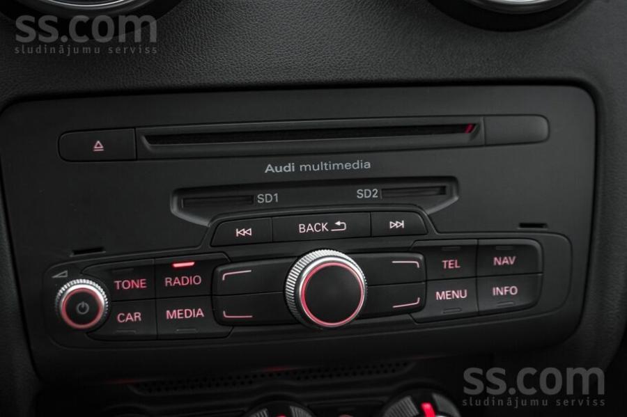 Red Audi A1 2011 in Riga, with an engine capacity of 1.60 L and mileage of 261 thousand km for 4990 €, photo 21 on AUTOMOTO.COM.LV