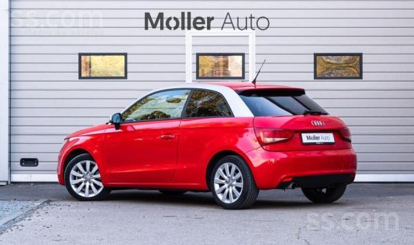 Red Audi A1 2011 in Jelgava, with an engine capacity of 1.60 L and mileage of 124 thousand km for 5750 €, photo 3 on AUTOMOTO.COM.LV