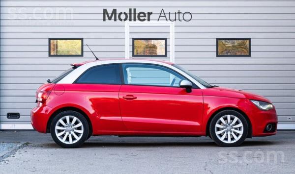 Red Audi A1 2011 in Jelgava, with an engine capacity of 1.60 L and mileage of 124 thousand km for 5750 €, photo 5 on AUTOMOTO.COM.LV