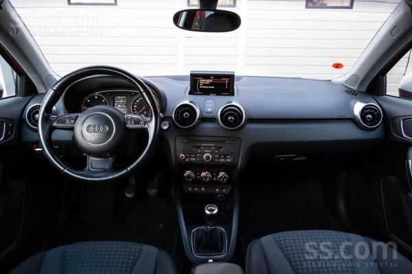 Red Audi A1 2011 in Jelgava, with an engine capacity of 1.60 L and mileage of 124 thousand km for 5750 €, photo 8 on AUTOMOTO.COM.LV