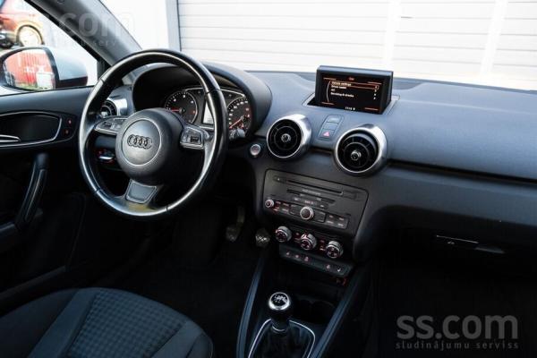 Red Audi A1 2011 in Jelgava, with an engine capacity of 1.60 L and mileage of 124 thousand km for 5750 €, photo 9 on AUTOMOTO.COM.LV