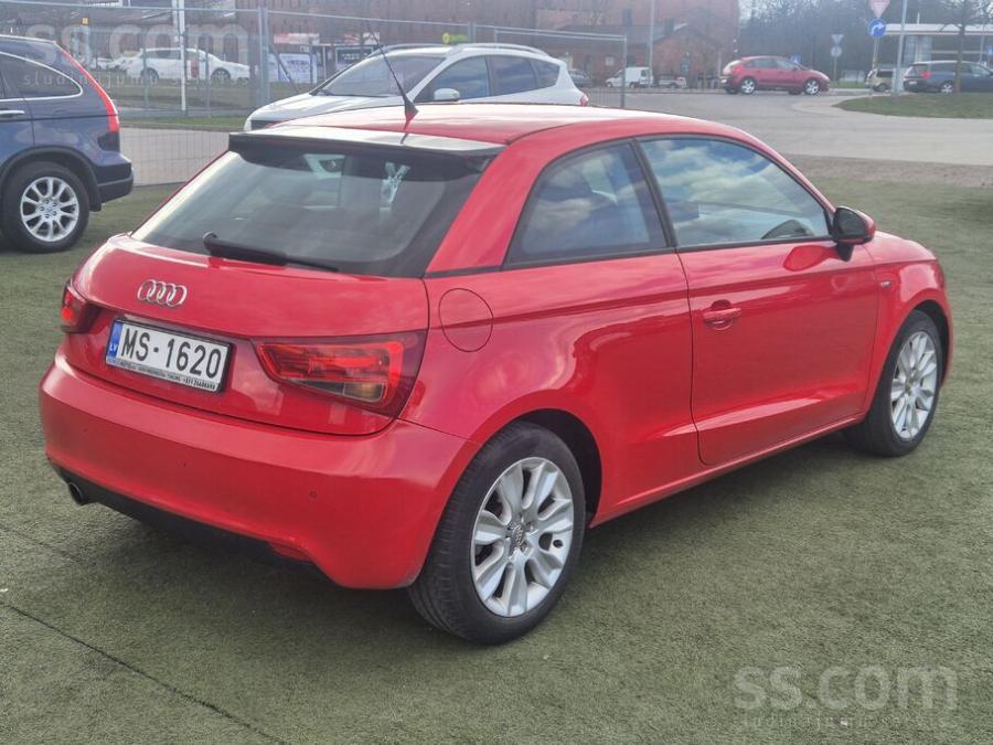 Red Audi A1 2011 in Liepaja, with an engine capacity of 1.60 L and mileage of 245 thousand km for 4500 €, photo 6 on AUTOMOTO.COM.LV