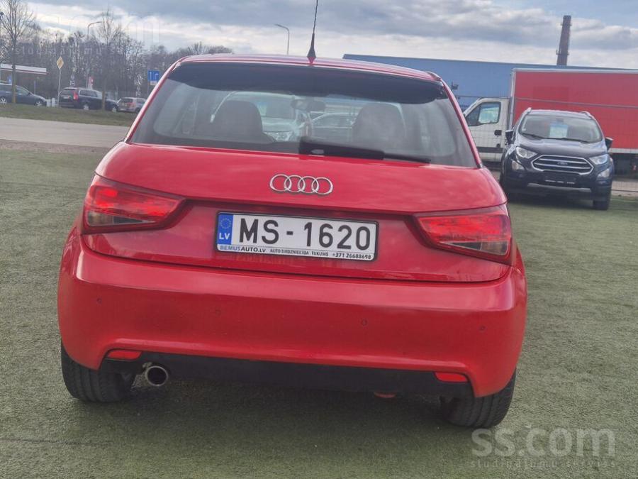 Red Audi A1 2011 in Liepaja, with an engine capacity of 1.60 L and mileage of 245 thousand km for 4500 €, photo 7 on AUTOMOTO.COM.LV