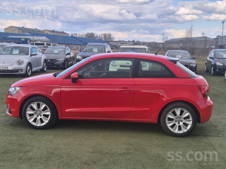 Red Audi A1 2011 in Liepaja, with an engine capacity of 1.60 L and mileage of 245 thousand km for 4500 €, photo 9 on AUTOMOTO.COM.LV