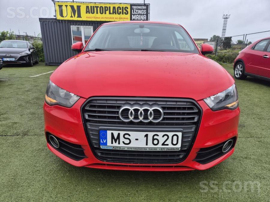 Red Audi A1 2011 in Liepaja, with an engine capacity of 1.60 L and mileage of 245 thousand km for 4400 €, photo 3 on AUTOMOTO.COM.LV