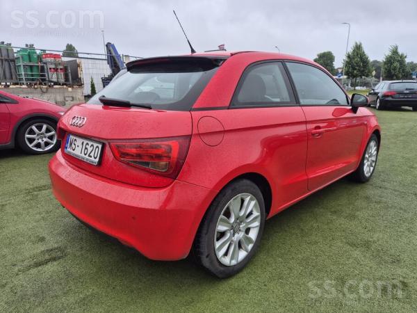 Red Audi A1 2011 in Liepaja, with an engine capacity of 1.60 L and mileage of 245 thousand km for 4400 €, photo 5 on AUTOMOTO.COM.LV