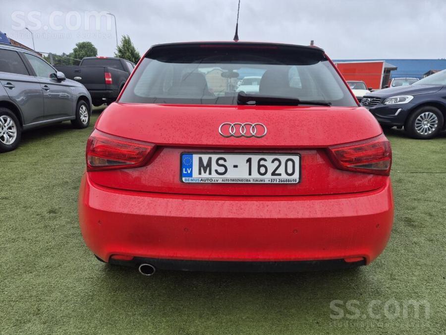 Red Audi A1 2011 in Liepaja, with an engine capacity of 1.60 L and mileage of 245 thousand km for 4400 €, photo 7 on AUTOMOTO.COM.LV