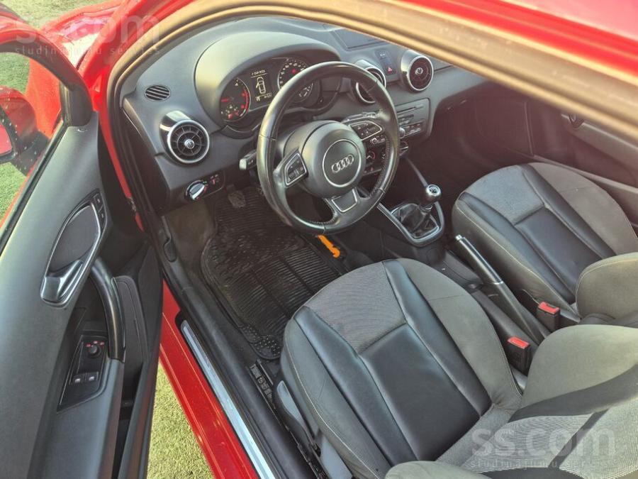 Red Audi A1 2011 in Liepaja, with an engine capacity of 1.60 L and mileage of 245 thousand km for 4400 €, photo 10 on AUTOMOTO.COM.LV