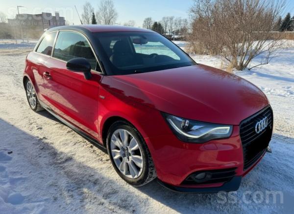 Red Audi A1 2012 in Riga, with an engine capacity of 1.40 L and mileage of 197 thousand km for 5350 €, photo 1 on AUTOMOTO.COM.LV