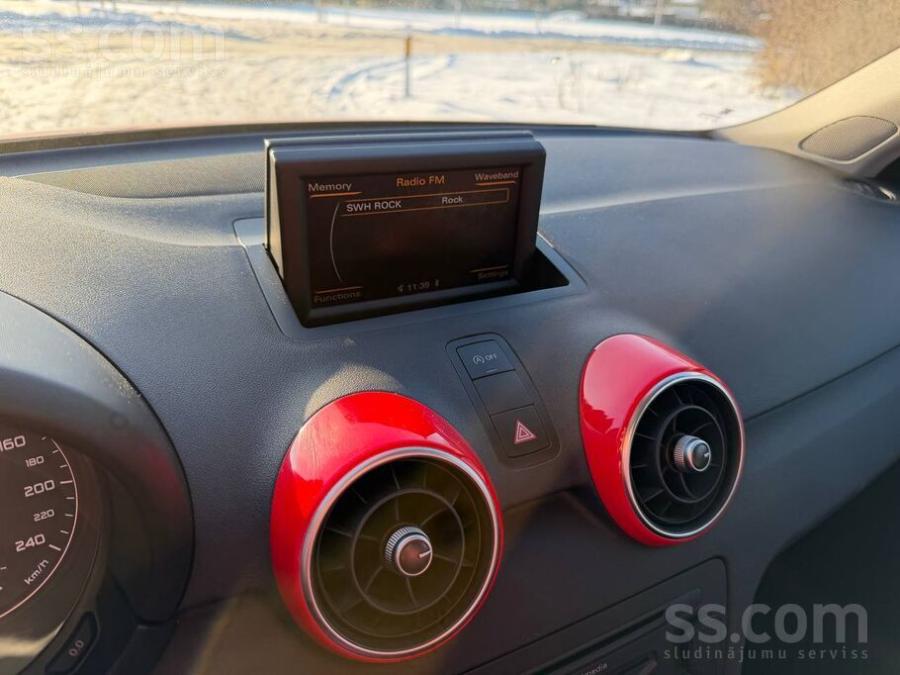 Красный Ауди А1 2012 в Рига, объемом двигателя 1.40 л и пробегом 197 тыс. км за 5350 €, фото 14 на AUTOMOTO.COM.LV