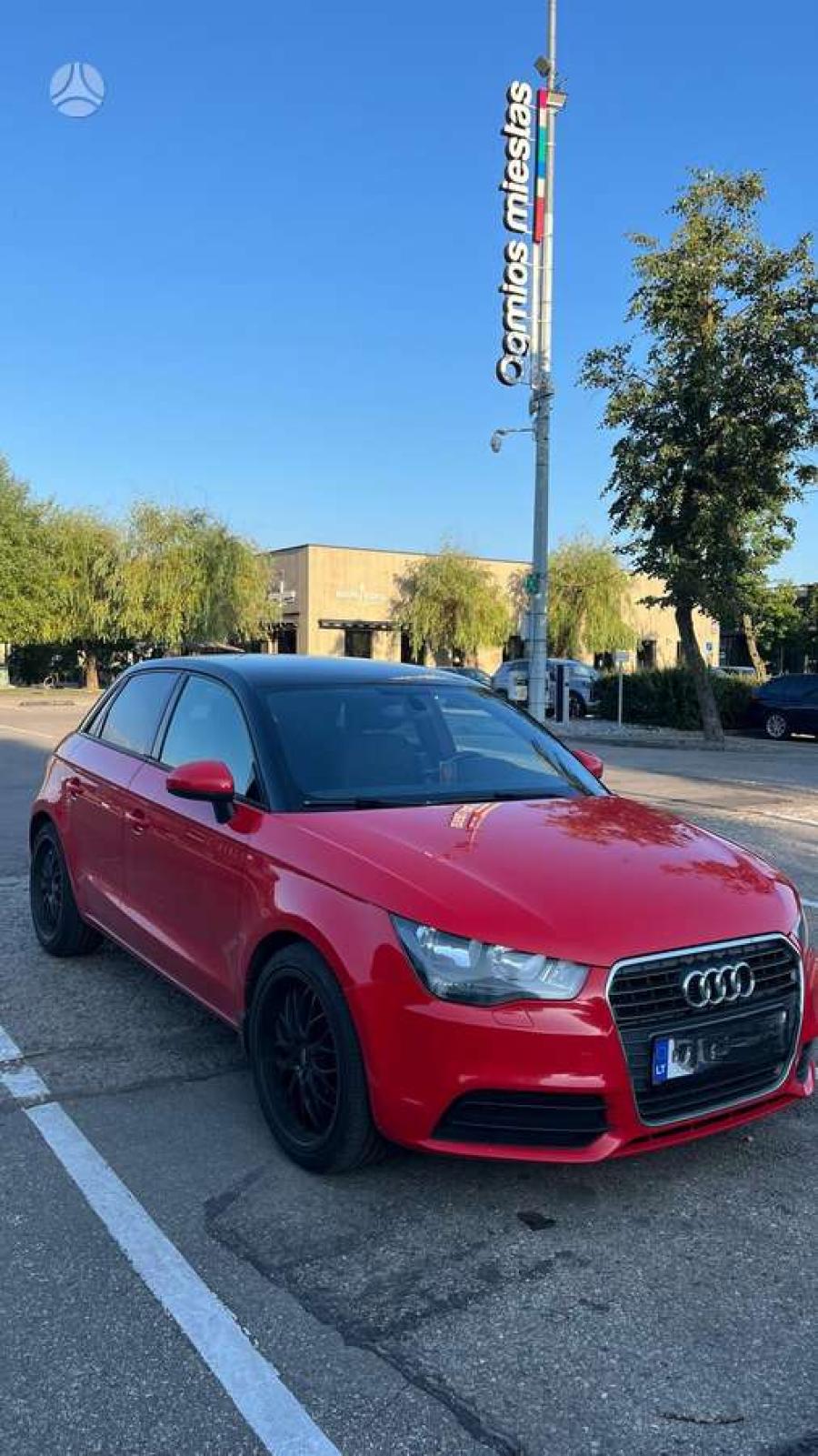 Red Audi A1 2012 in Vilnius, with an engine capacity of 1.20 L and mileage of 204 thousand km for 6900 €, photo 1 on AUTOMOTO.COM.LV