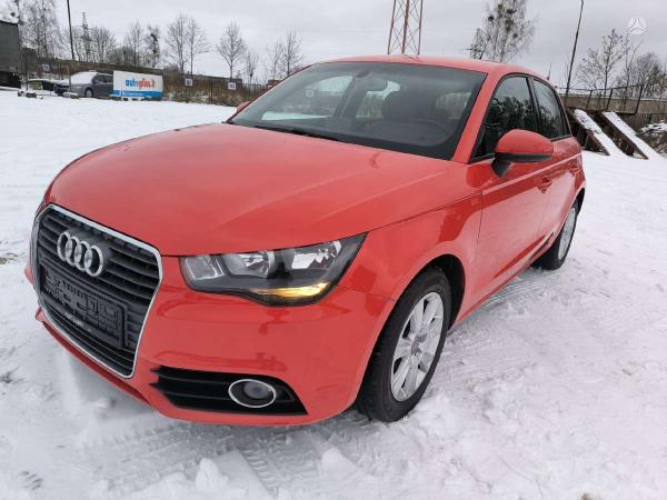 Red Audi A1 2013 in Alytus, with an engine capacity of 1.20 L and mileage of 163 thousand km for 5400 €, photo 3 on AUTOMOTO.COM.LV