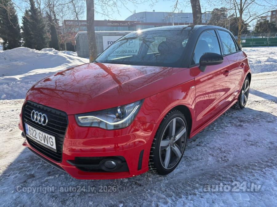 Red Audi A1 2013 in Tallinn, with an engine capacity of 1.40 L and mileage of 140 thousand km for 7990 €, photo 3 on AUTOMOTO.COM.LV