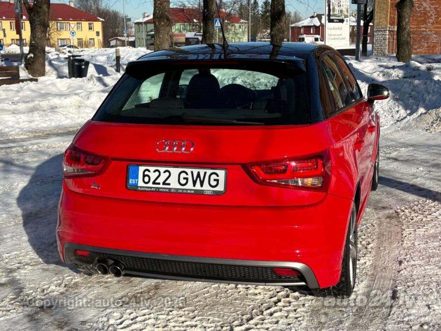 Red Audi A1 2013 in Tallinn, with an engine capacity of 1.40 L and mileage of 140 thousand km for 7990 €, photo 4 on AUTOMOTO.COM.LV