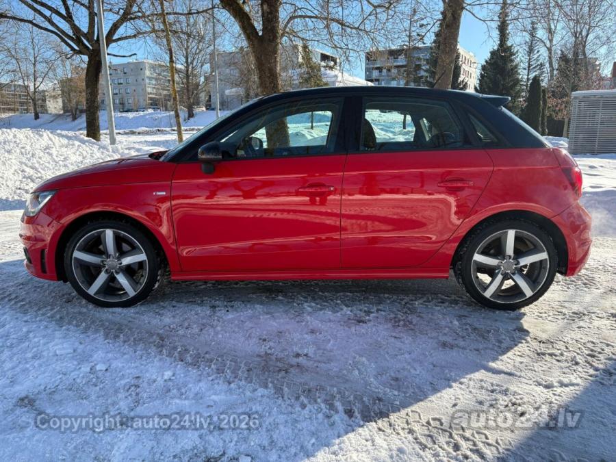 Red Audi A1 2013 in Tallinn, with an engine capacity of 1.40 L and mileage of 140 thousand km for 7990 €, photo 6 on AUTOMOTO.COM.LV